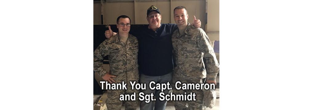 Thanks Captain Cameron USAF | Voice of the Veteran